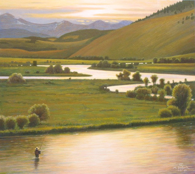 Twilight on the Big Hole | Monte Dolack Fine Art
